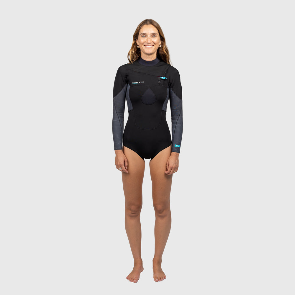Manta 3mm Womens Wetsuit By Nush Freedman – Shark Eyes Australia